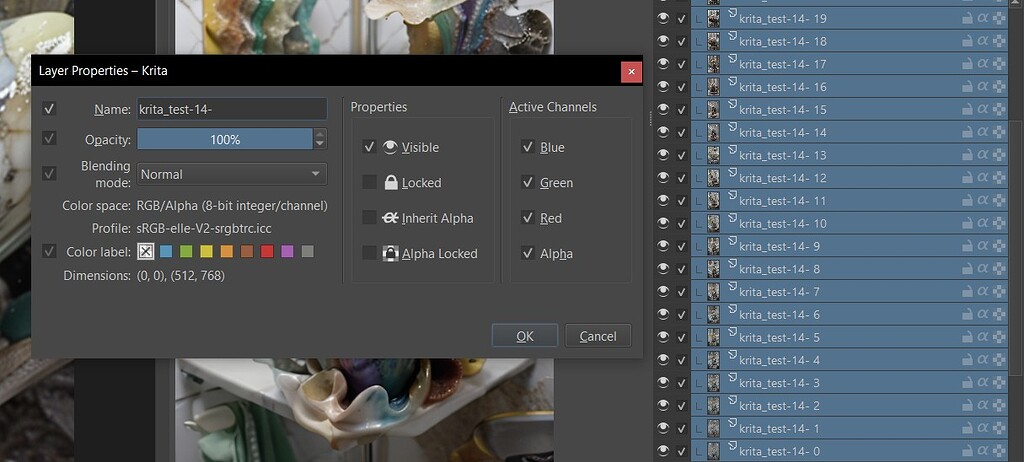 Layer Properties - naming multiple layers syntax - General Questions - Krita Artists
