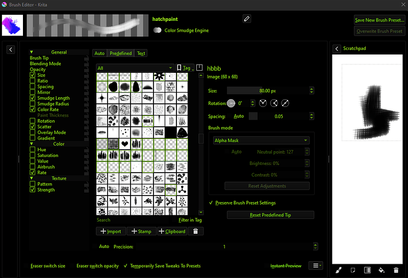 How to make firealpaca-like brushes? - General Questions - Krita Artists