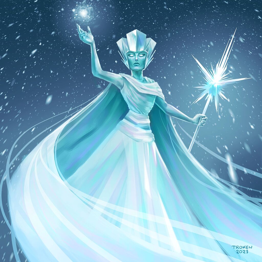 Queen of Snow and Ice - Finished Artworks - Krita Artists
