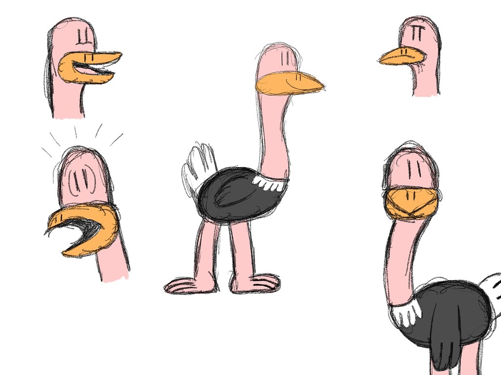 Ostrich - Finished Artworks - Krita Artists