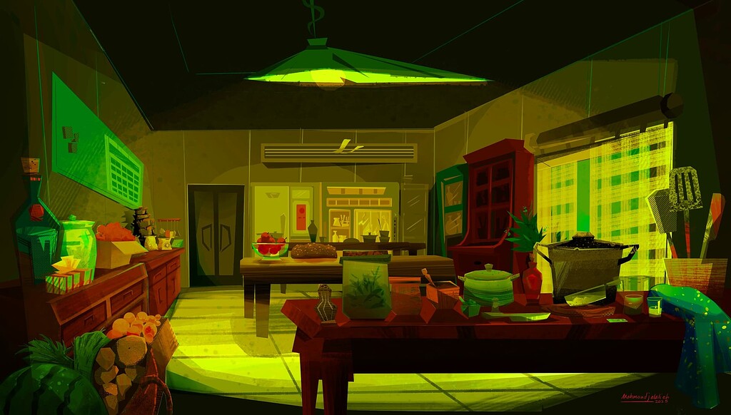 Kitcken animation background 01 - Finished Artworks - Krita Artists