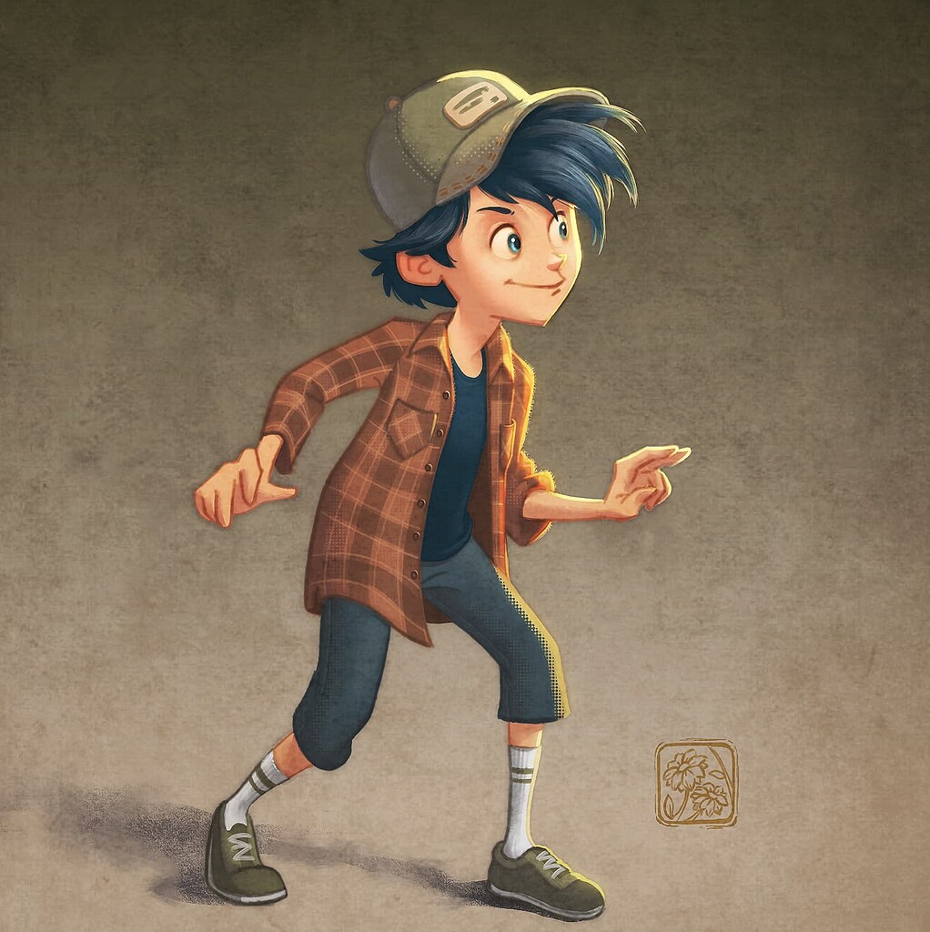 César (Simple Character Design) - Finished Artworks - Krita Artists