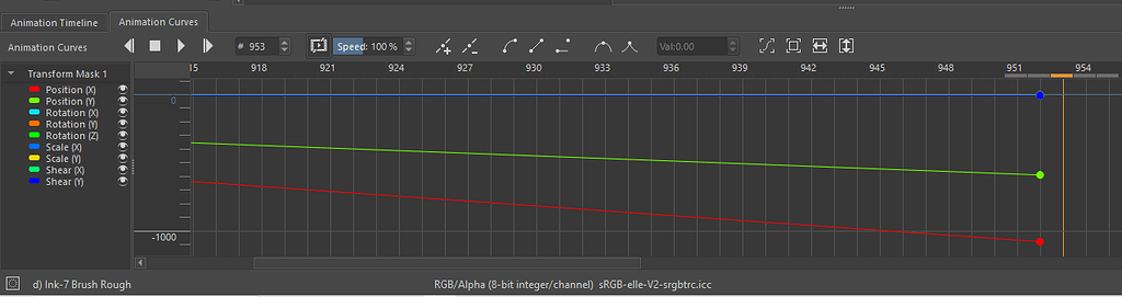 Animation transform mask/animation curves doesn't remove effects for ...