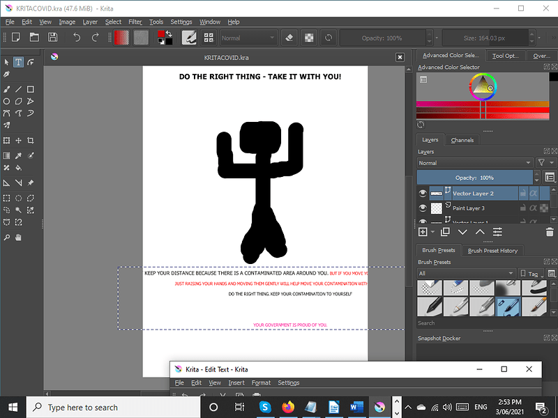 How To Get Text Rectangle Resized General ions Krita Artists