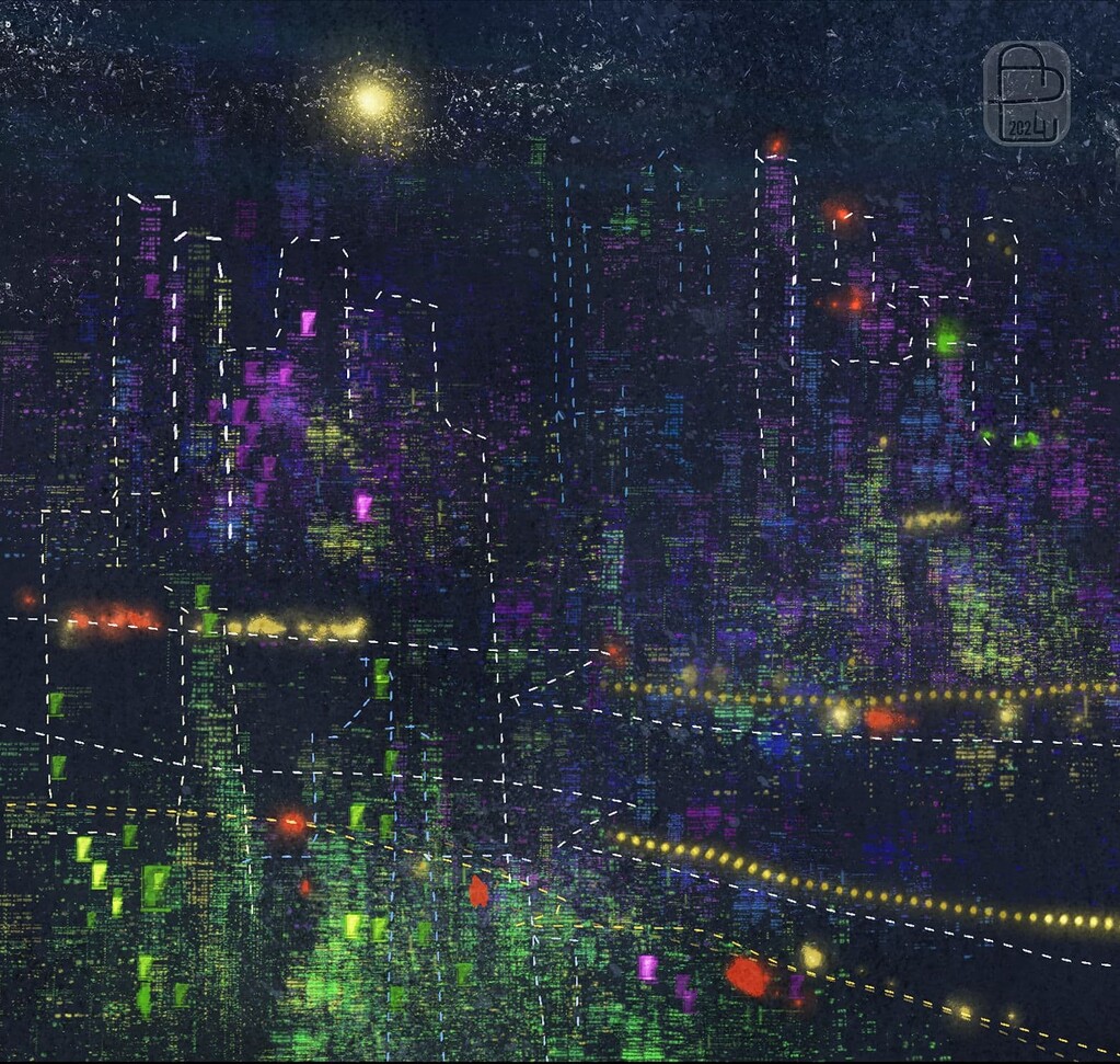 Cityscape 1 - Finished Artworks - Krita Artists