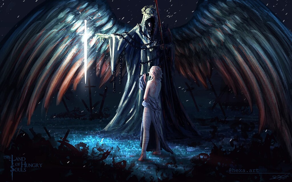 The Land of Hungry Souls Story Art - Finished Artworks - Krita Artists