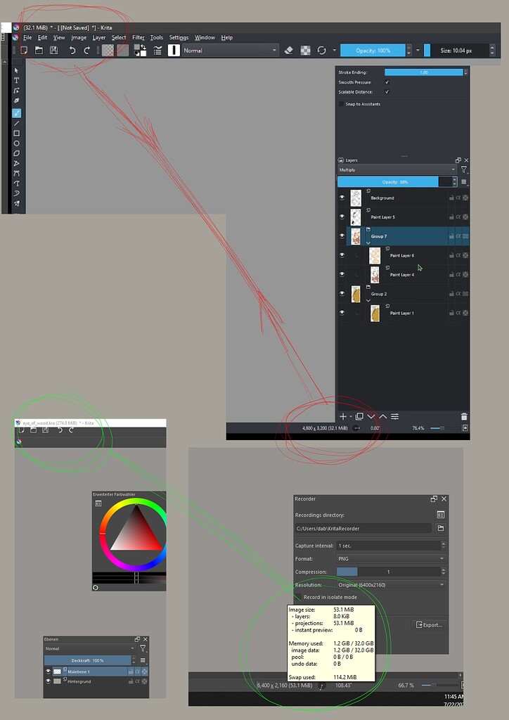 Picture With 1 1 GB The Secend Post General ions Krita Artists