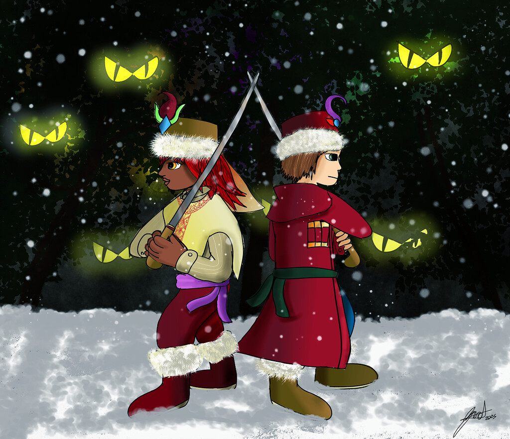 You'd rather not see what's behind you" OC piece from 2025, remake of a ...