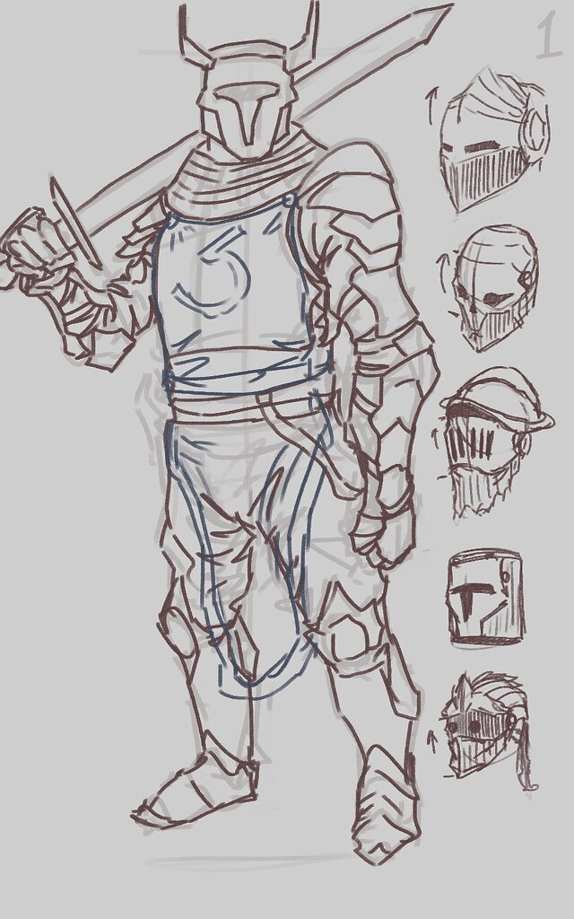 Dread King and Trio - sketchbook - Krita Artists