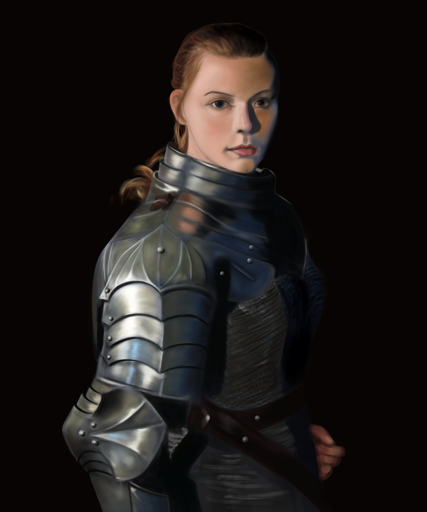 A girl in armour - Finished Artworks - Krita Artists