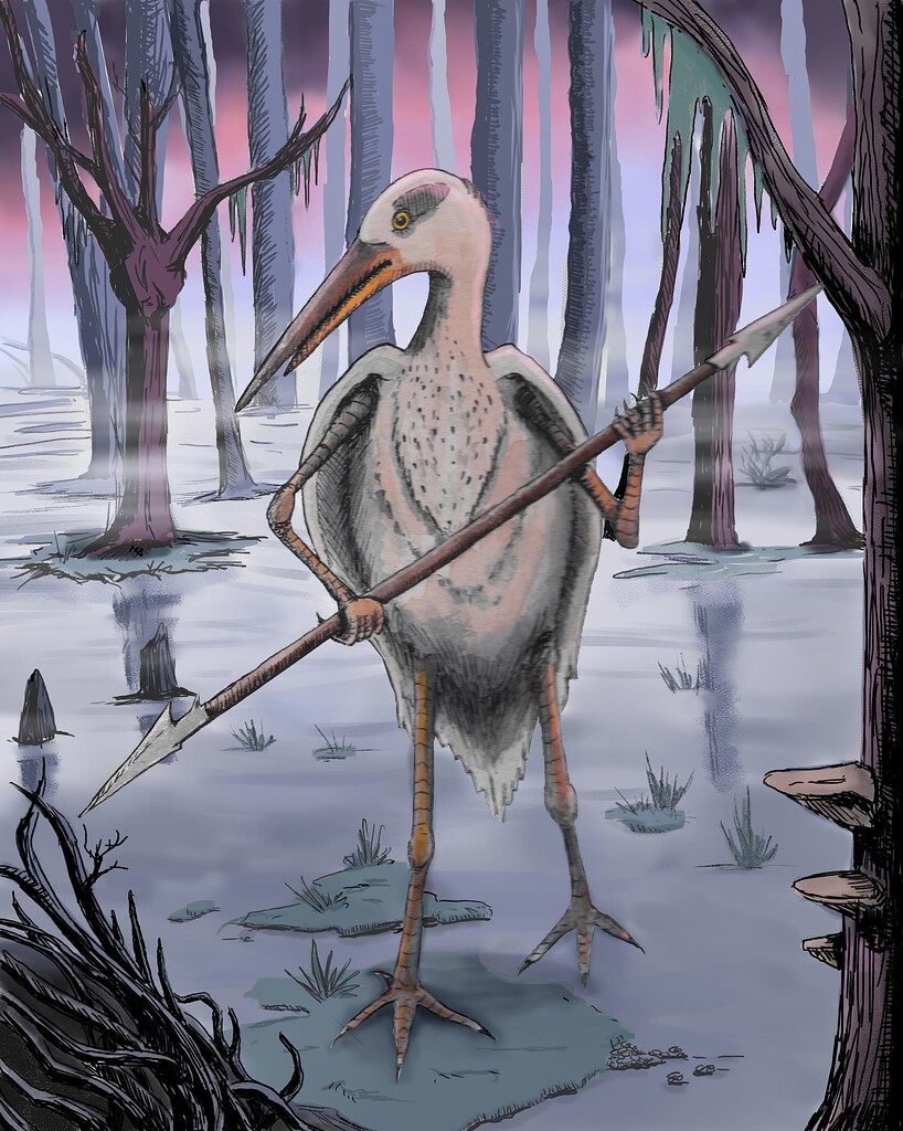 Swamp creatures - Finished Artworks - Krita Artists