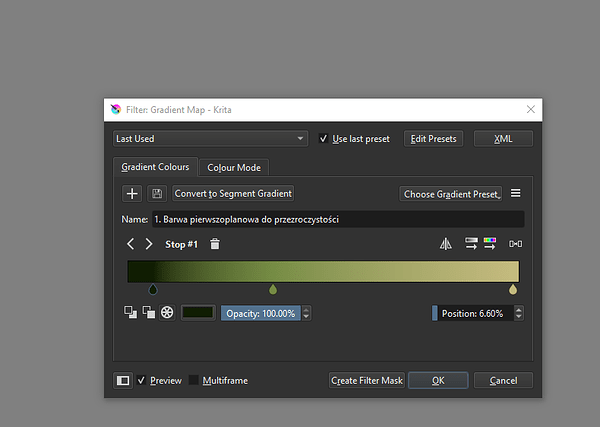 Recover Gradient maps settings - General Questions - Krita Artists