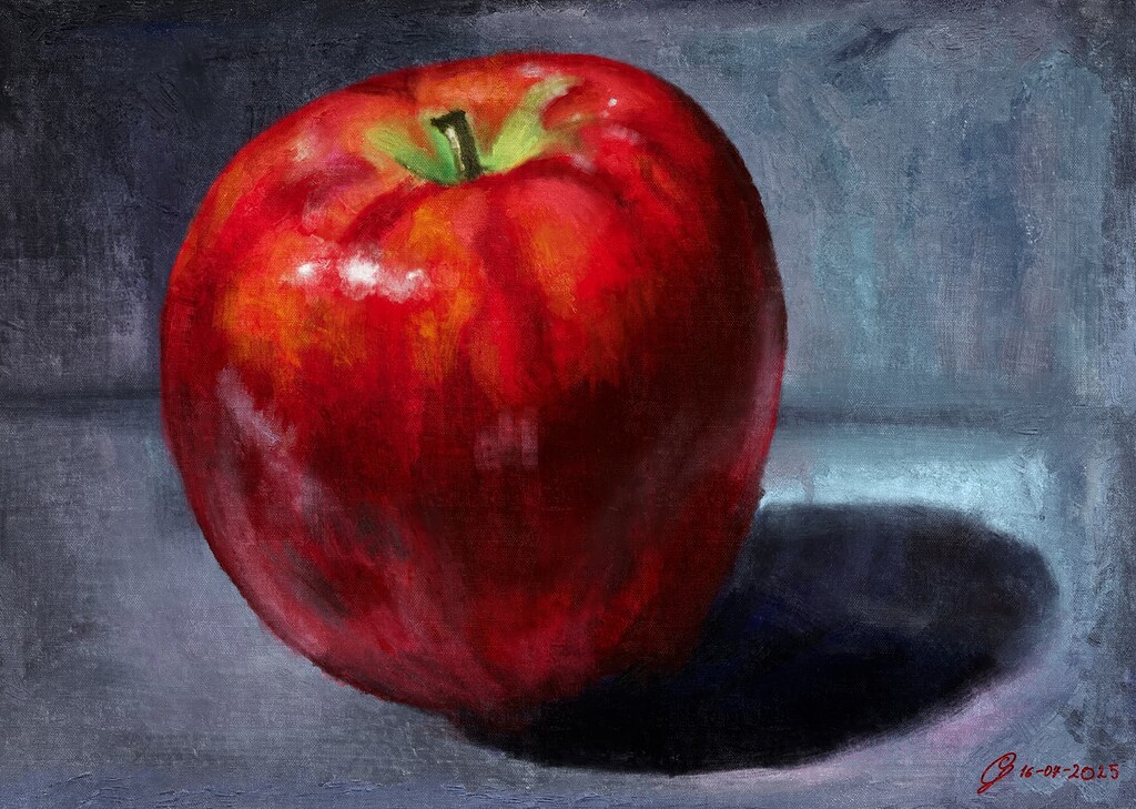 Apple - Simple pactice - Finished Artworks - Krita Artists