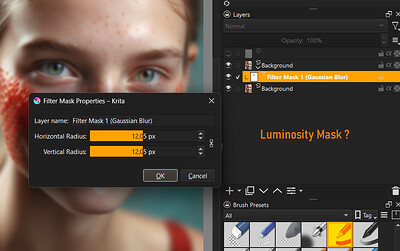 How to create a luminosity mask? - General Questions - Krita Artists