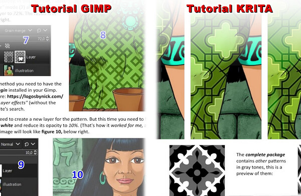 Patterns in high resolution - Resources - Krita Artists