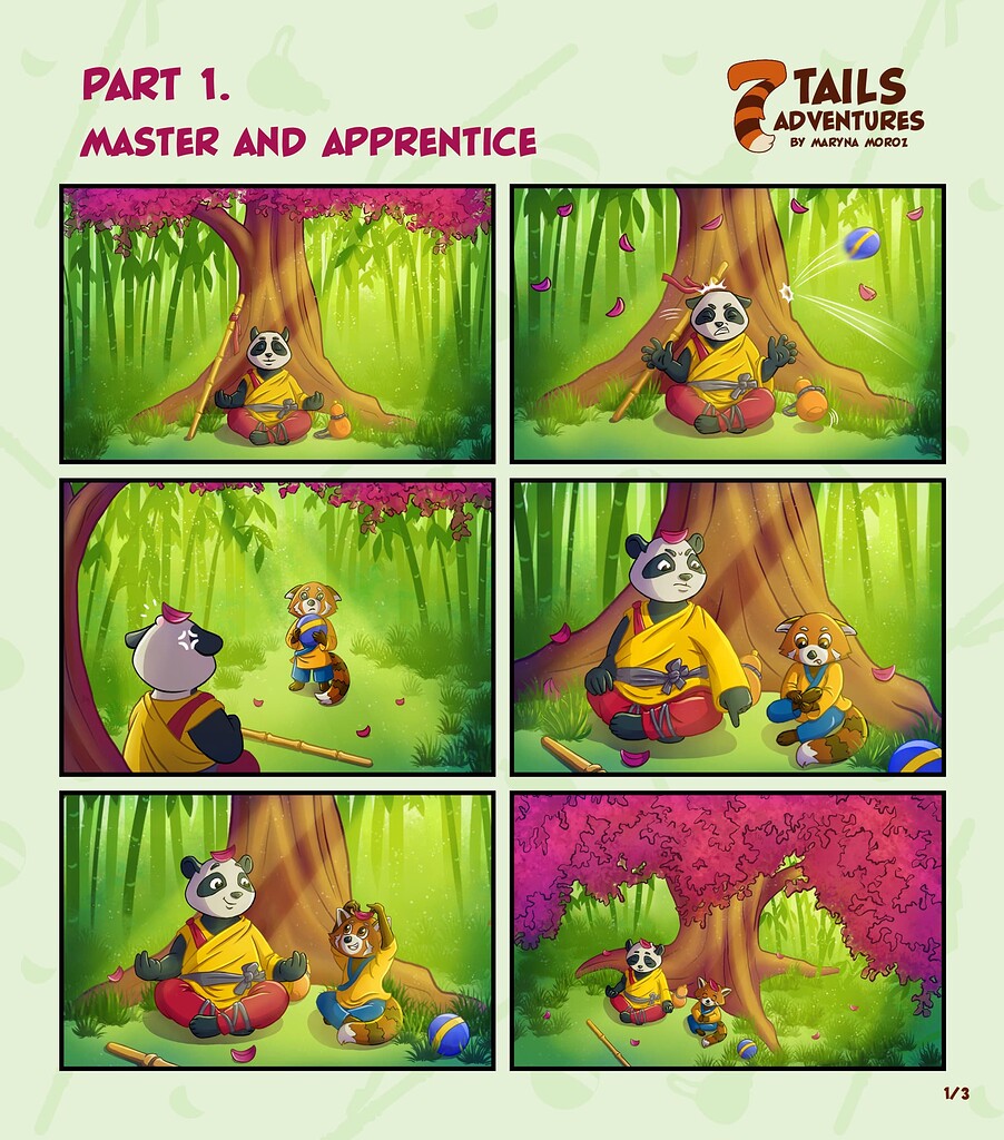 7 Tails Adventures - Finished Artworks - Krita Artists