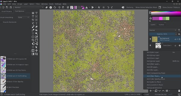 How to recolour image textures - General Questions - Krita Artists