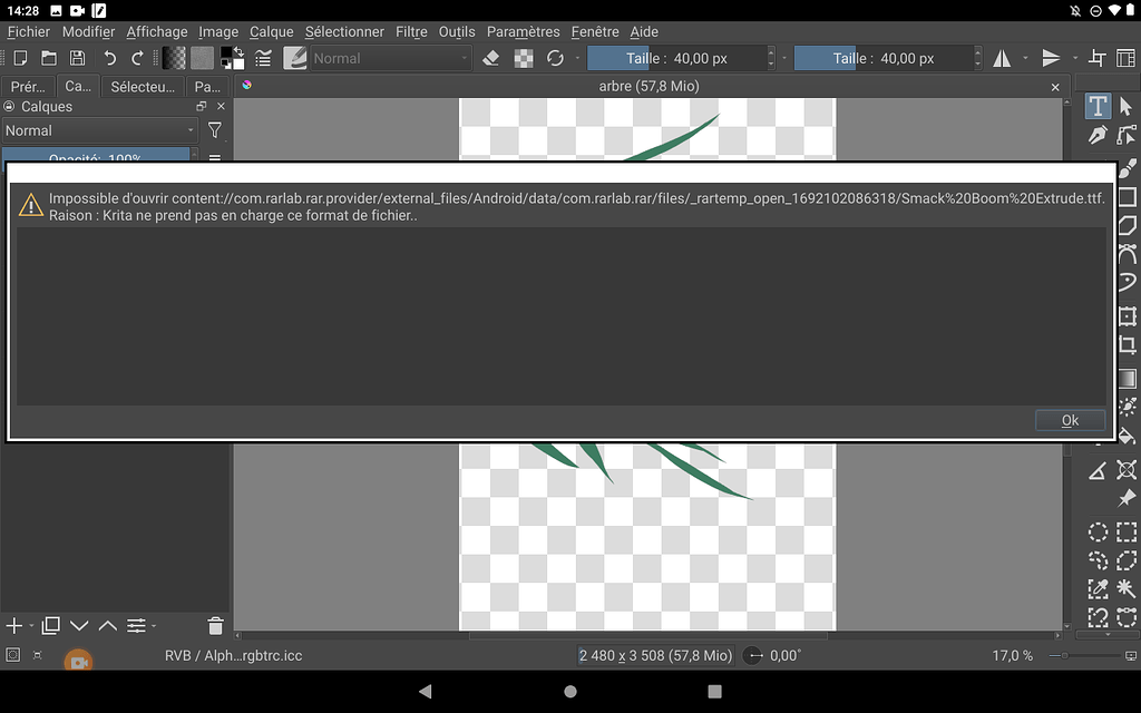 I can't use the font I installed on my tablet - General Questions ...