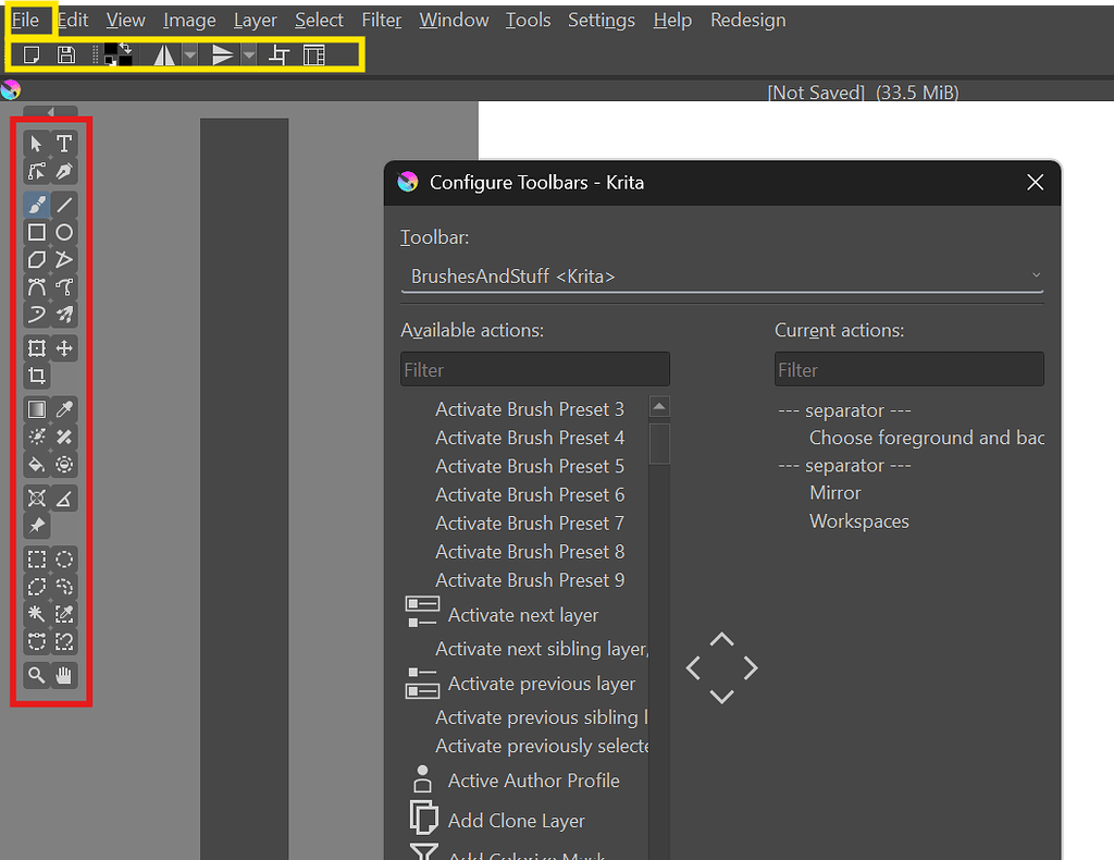 How do I get edit the tools - General Questions - Krita Artists