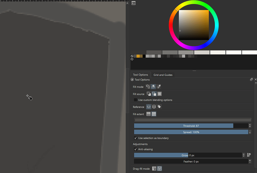 Fill tool fills darker? - Basics & Interface - Krita Artists