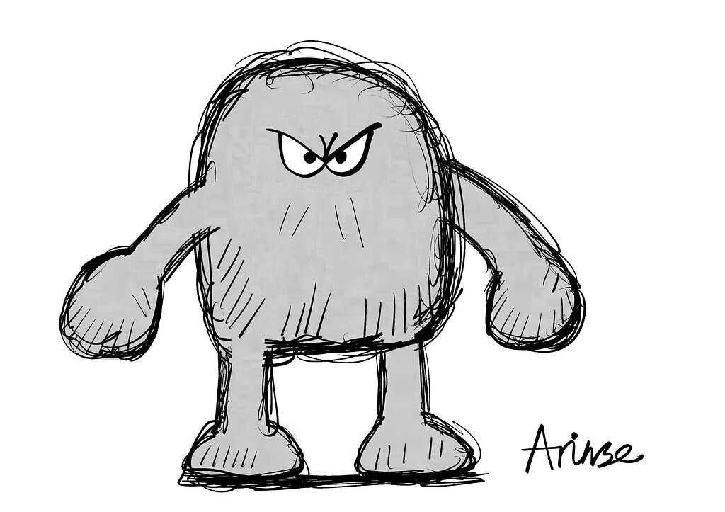 Rock Creature - Finished Artworks - Krita Artists