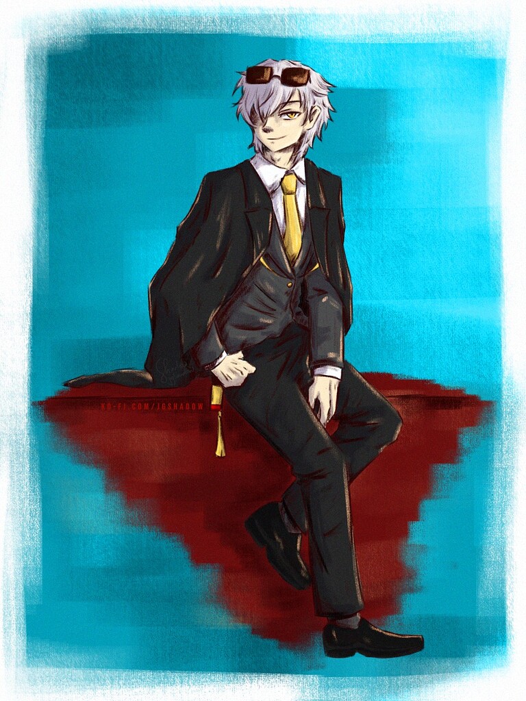 Caelus from Honkai Star Rail - Finished Artworks - Krita Artists