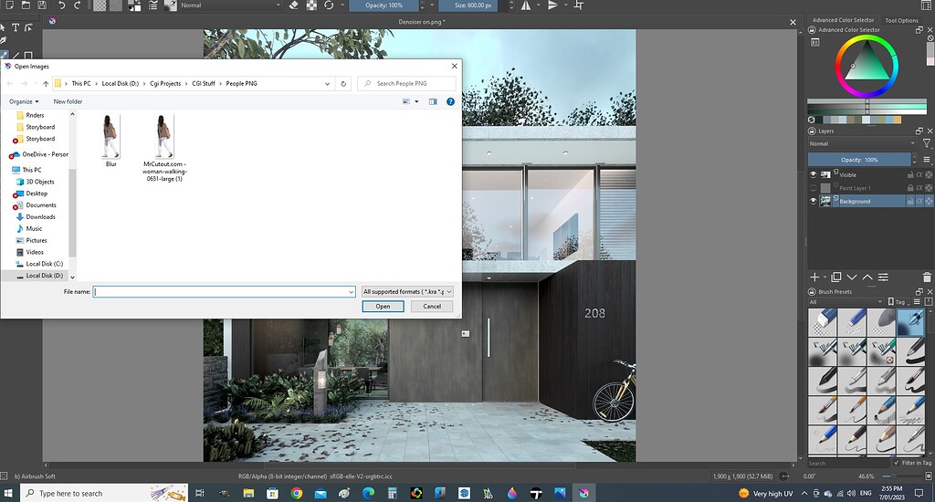 Newbie cant import a transparent PNG into my background - Basics ...