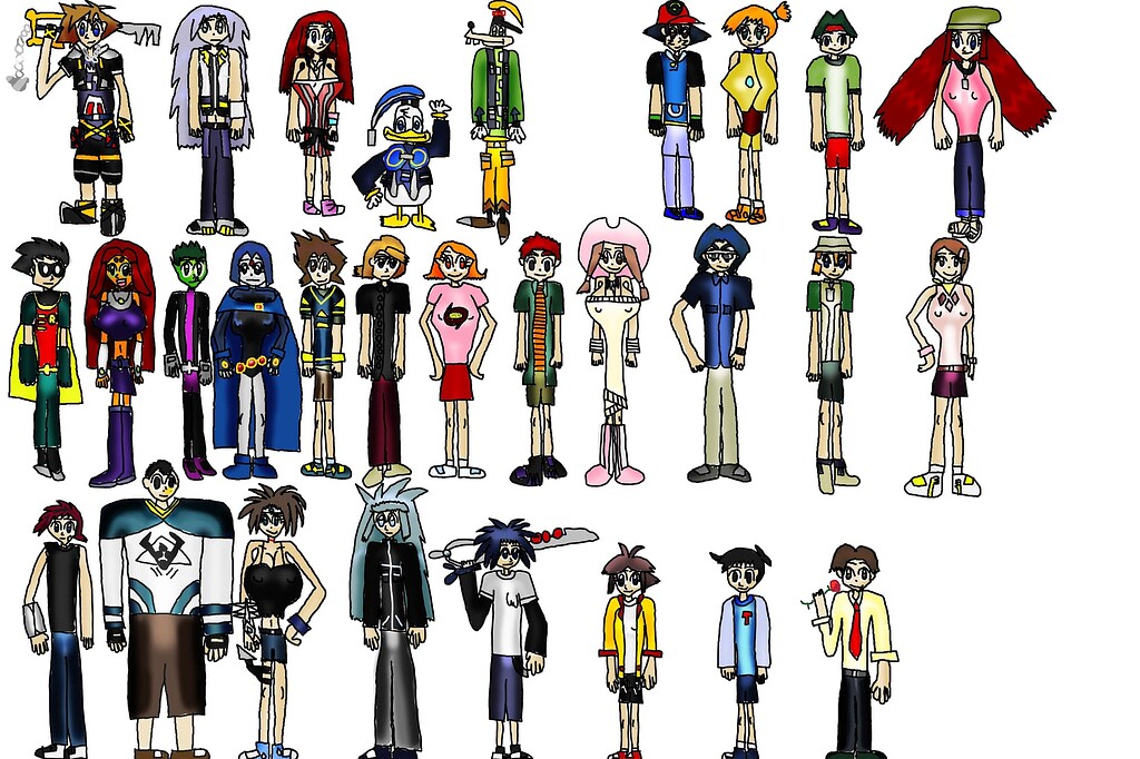 Style Challenge with 29 characters in each artstyle - Art Discussions ...