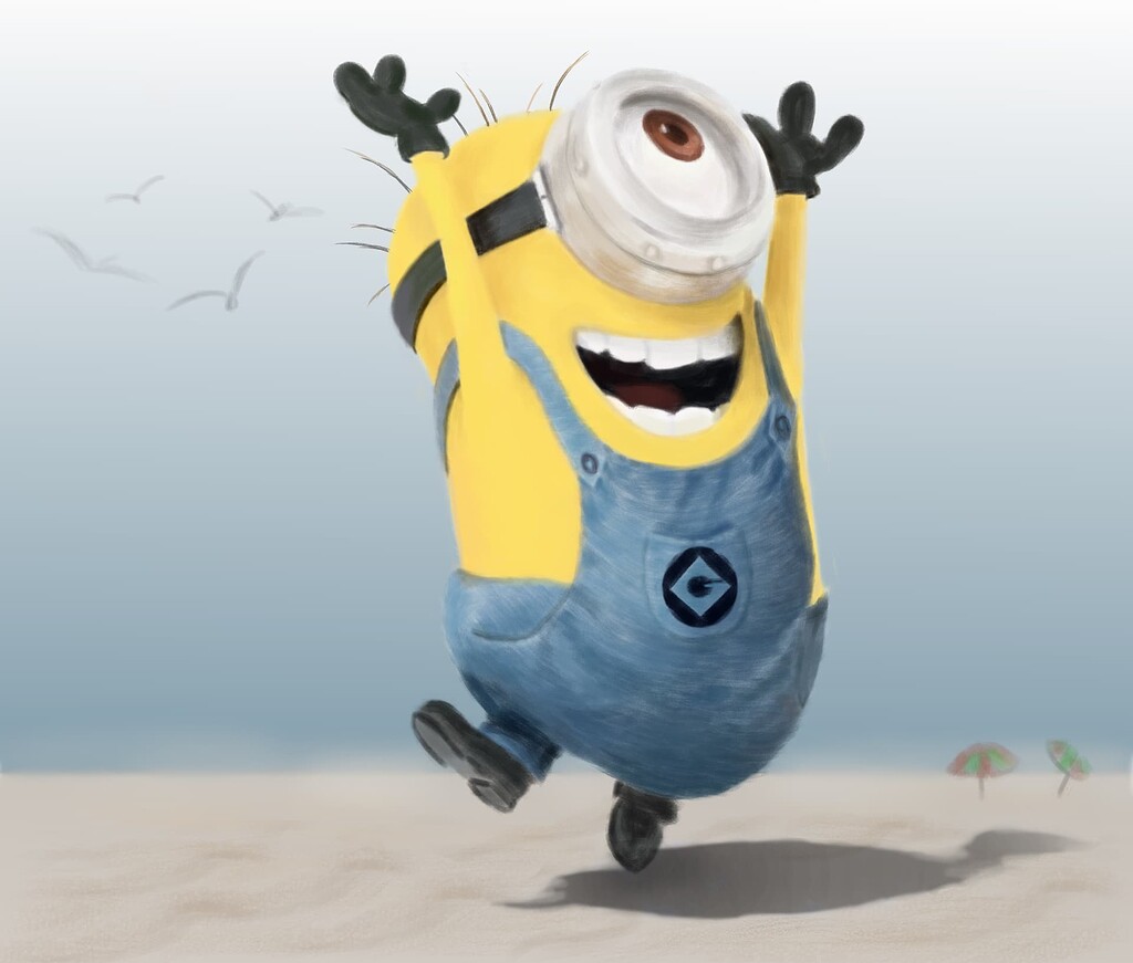 Minion study - Finished Artworks - Krita Artists