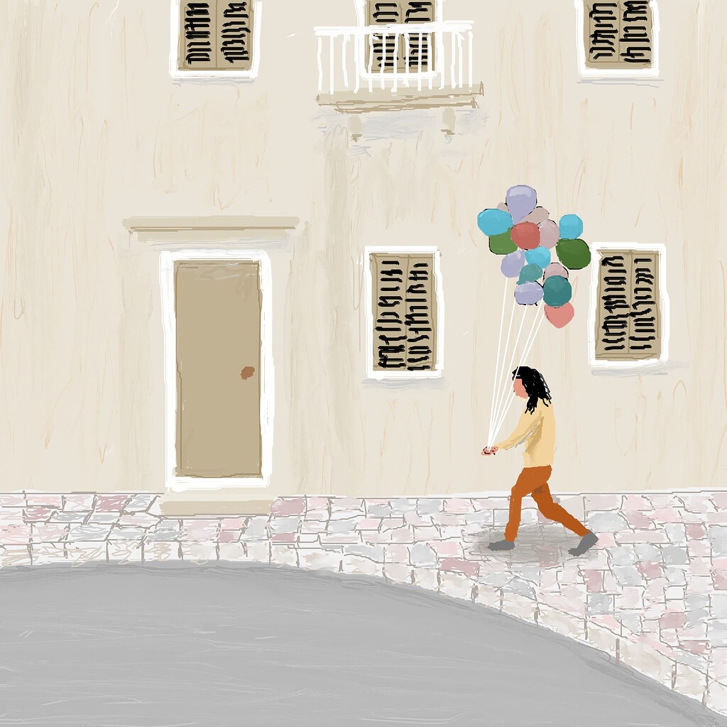 Balloon Delivery - Finished Artworks - Krita Artists
