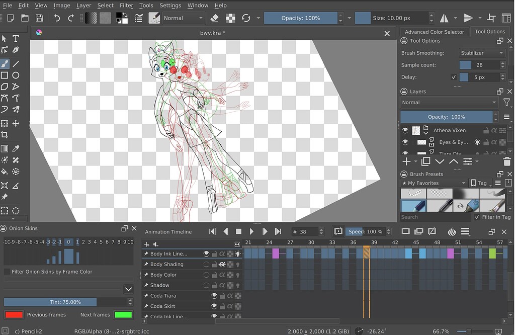 Dance Loop Animation - Work In Progress - Krita Artists
