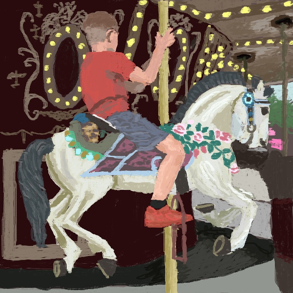 State Fair Carousel Ride - Finished Artworks - Krita Artists
