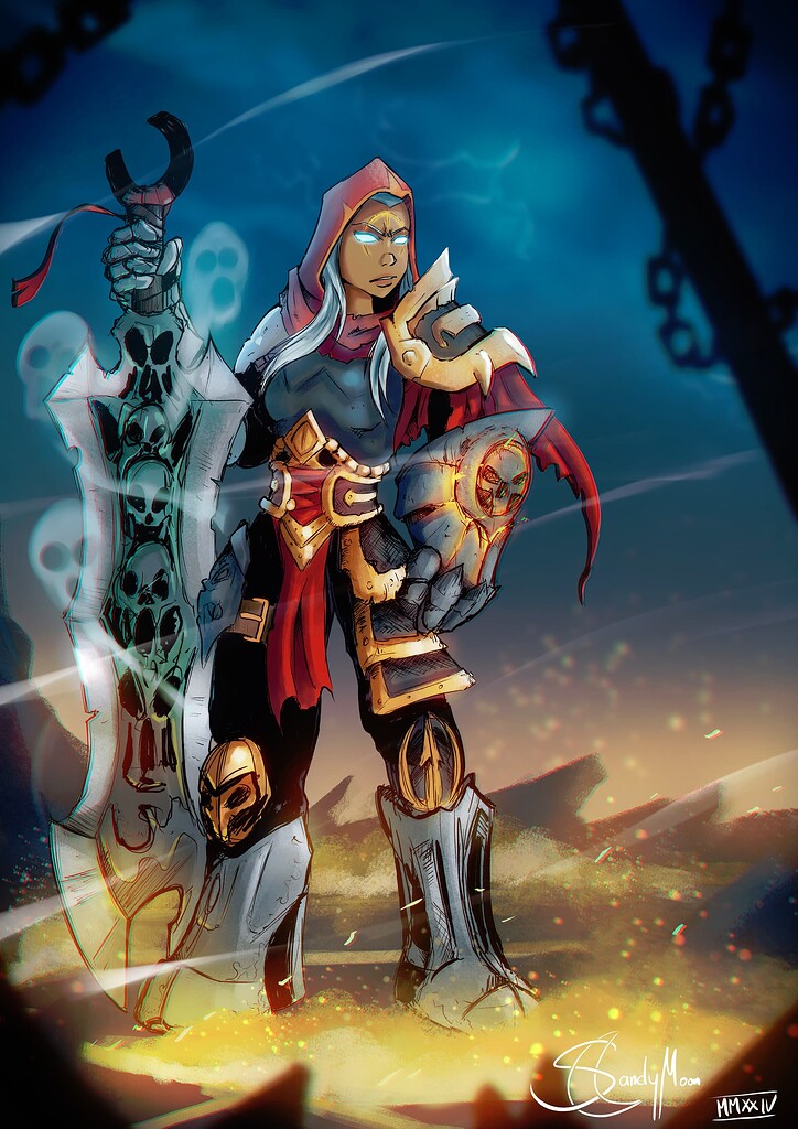 Fanart of War from Darksiders - Finished Artworks - Krita Artists