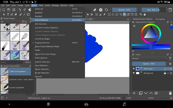 Help with selection tool - Basics & Interface - Krita Artists