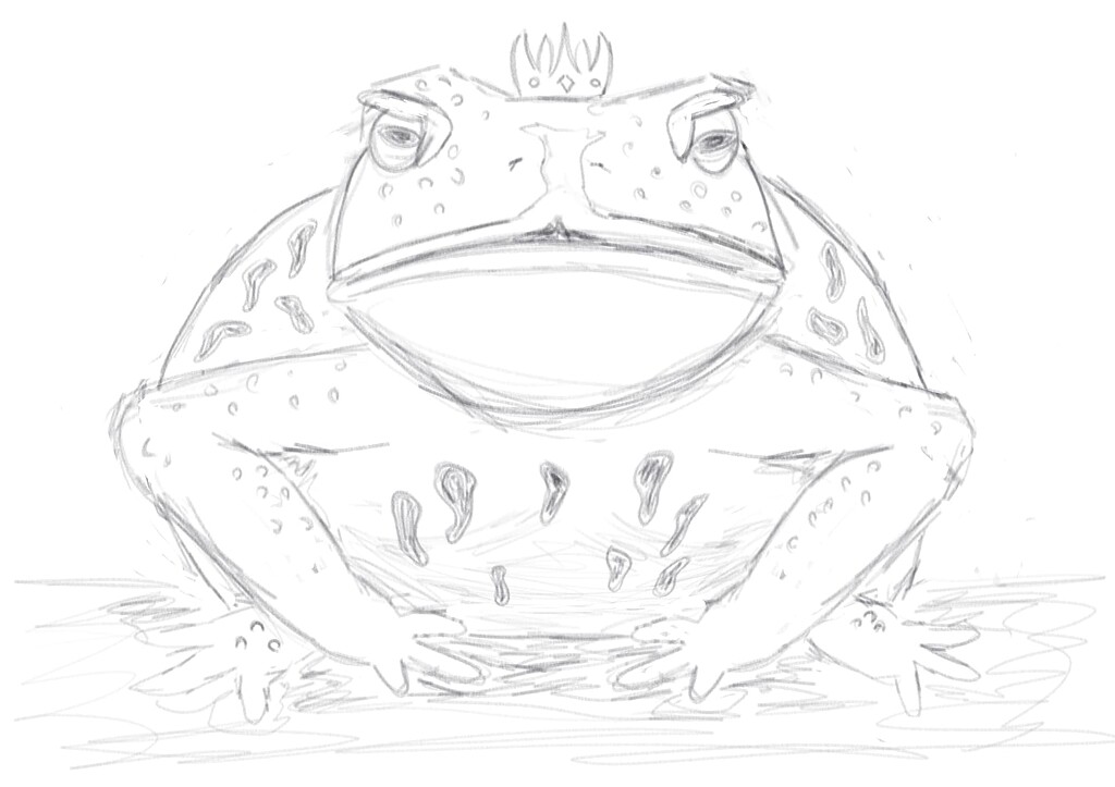 The Toad Lord WIP - Work In Progress - Krita Artists