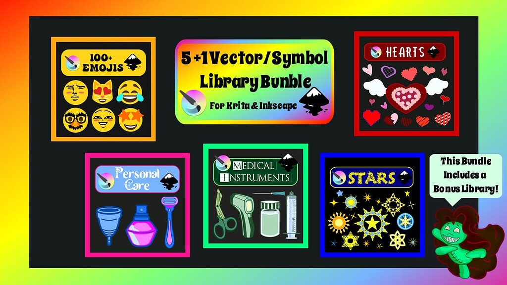5 New Vector/Symbol Libraries - Last Release of 2022! - Resources ...
