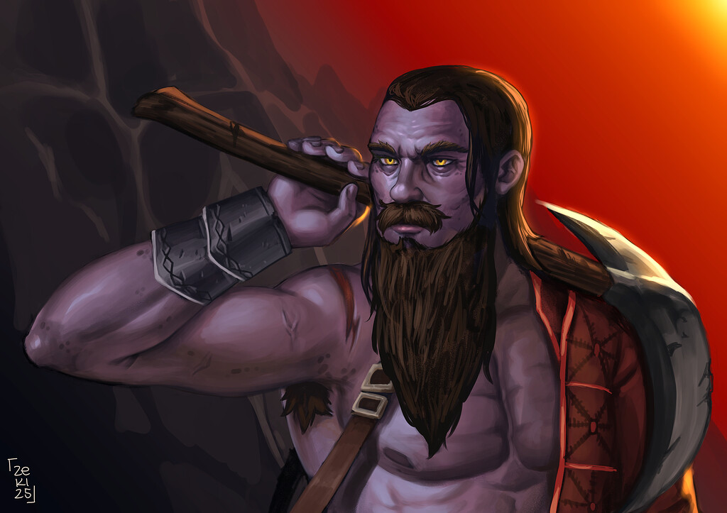 Muntar Dwarf - Finished Artworks - Krita Artists