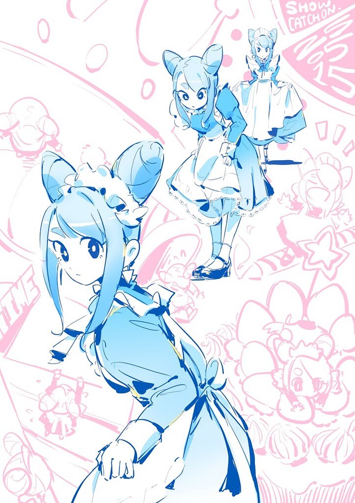 Maid - Finished Artworks - Krita Artists