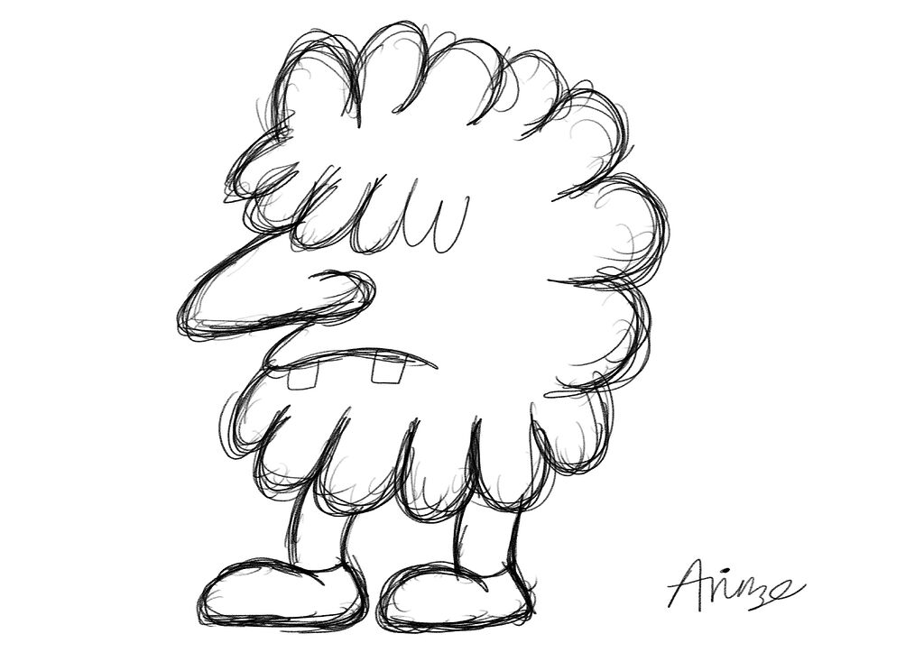 Bush Creature - sketchbook - Krita Artists