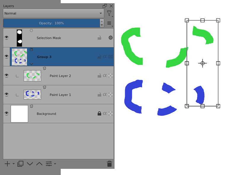 How can I select the contents of multiple layers without merging then? - Basics & Interface ...