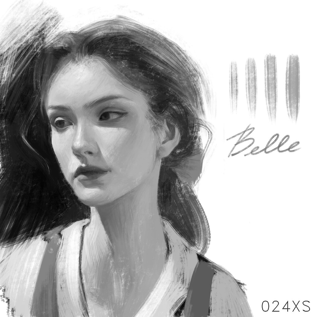 One brush one layer sketch - Finished Artworks - Krita Artists