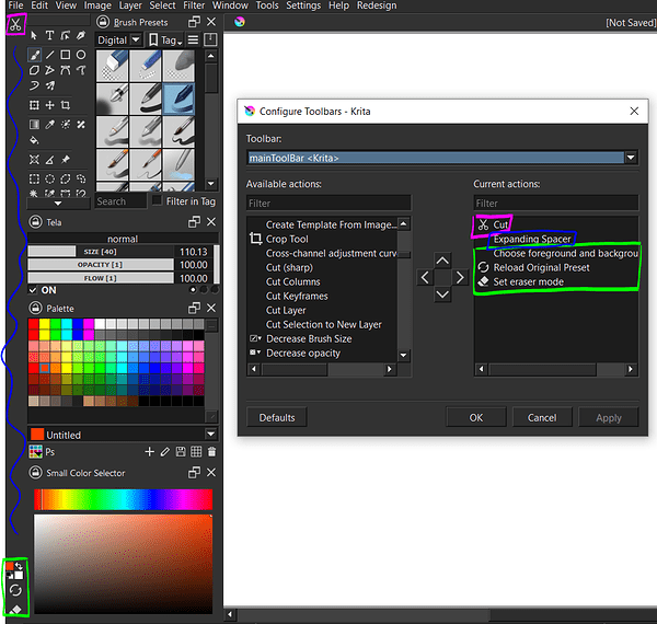 Minimalist Workspace - General Questions - Krita Artists