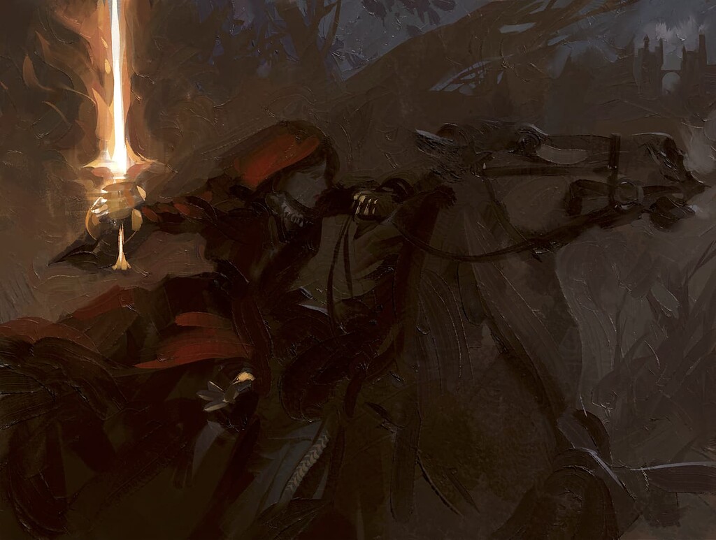 Flaming sword, or a sword on fire - Finished Artworks - Krita Artists
