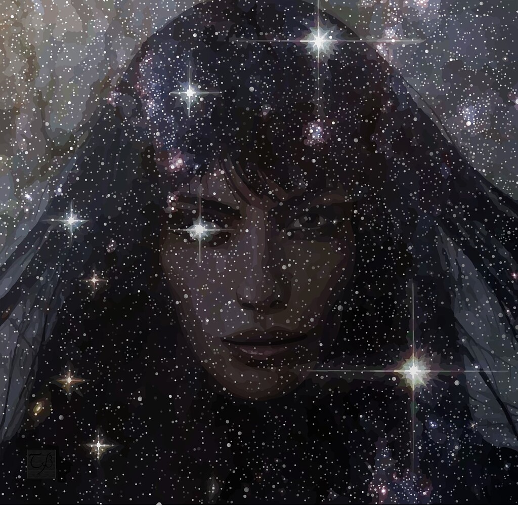 Stellar Goddess - This was a commission inspired by the earlier picture ...