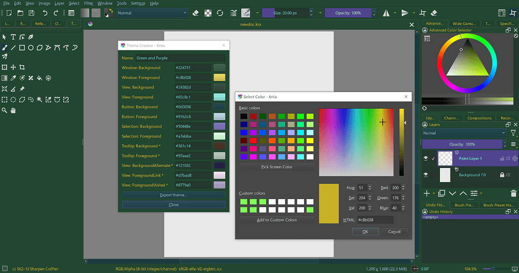 Plugin: Theme Creator Extension - Plugins and Scripts - Krita Artists