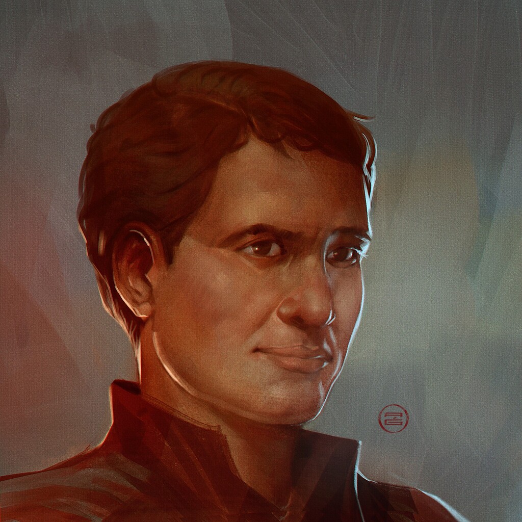 Portrait without reference exercise - Finished Artworks - Krita Artists