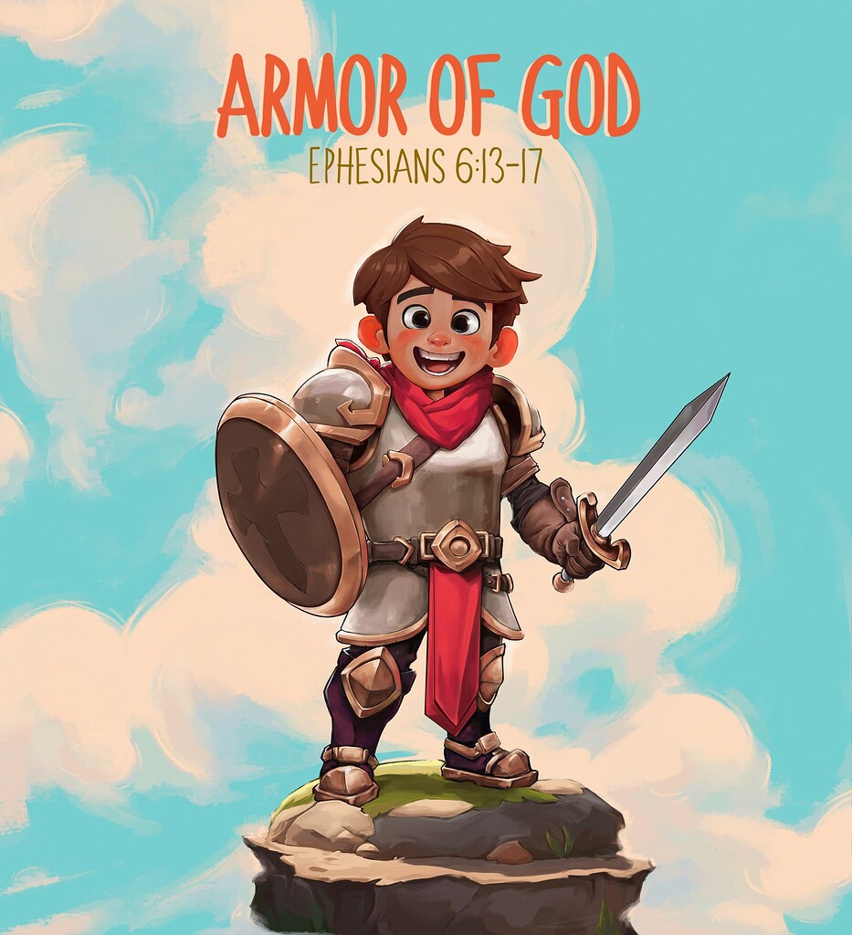 Armor of God! - Finished Artworks - Krita Artists
