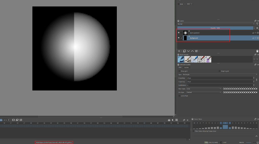 Unexpected alpha blending with linear color space - Basics & Interface ...
