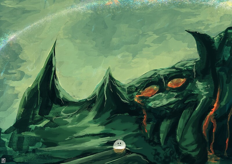 Fantasy creature: Slime - sketchbook - Krita Artists