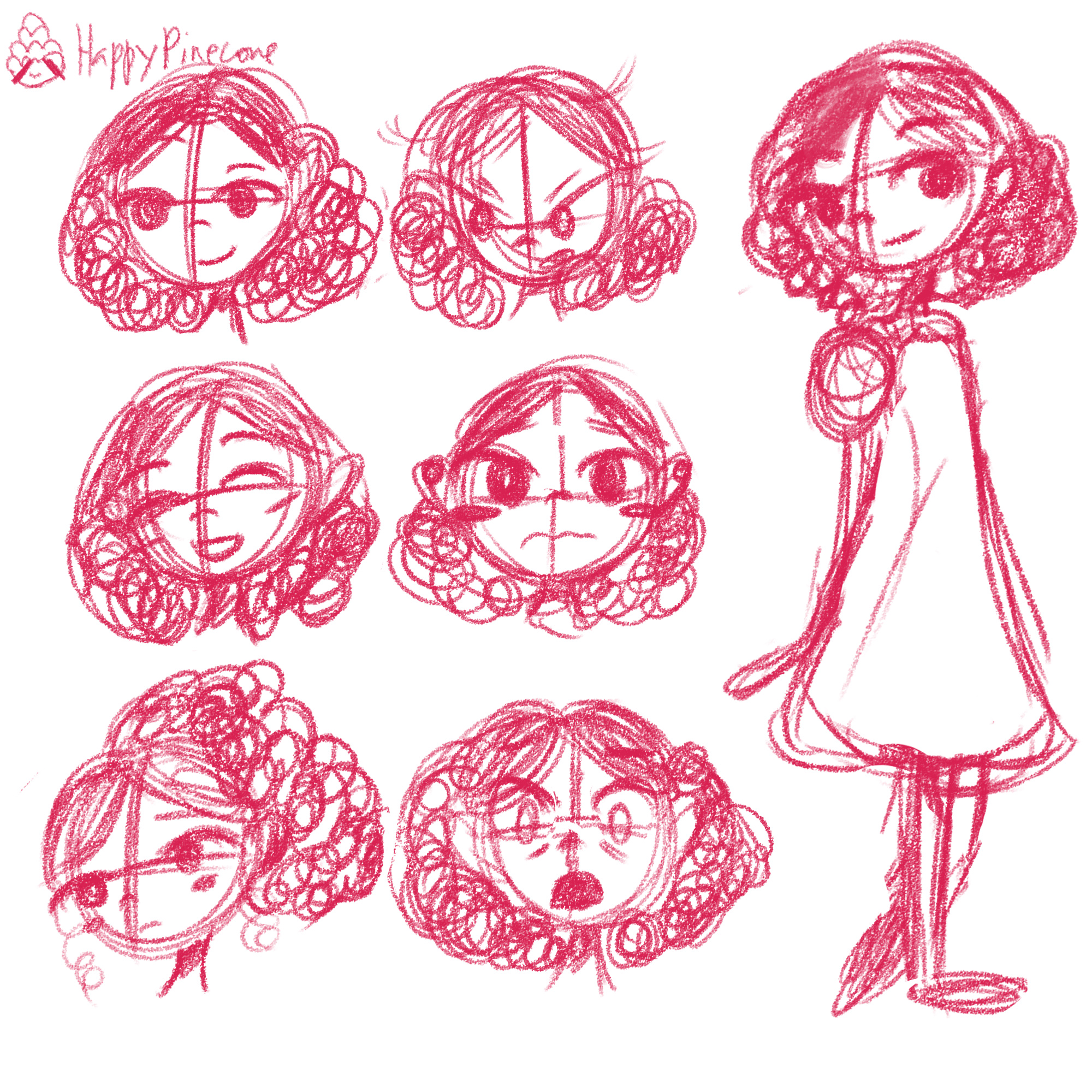 Nelly Expression Sheet - Finished Artworks - Krita Artists